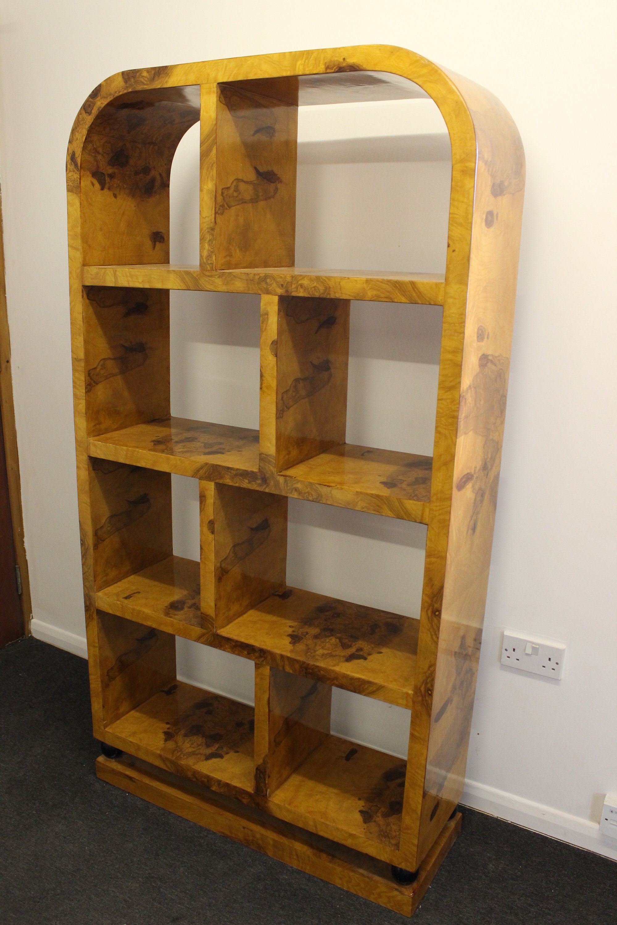 Art Deco Style BOOKCASE-LIBRARY-BOOKSHELF Home Decor Living Room Decor ...