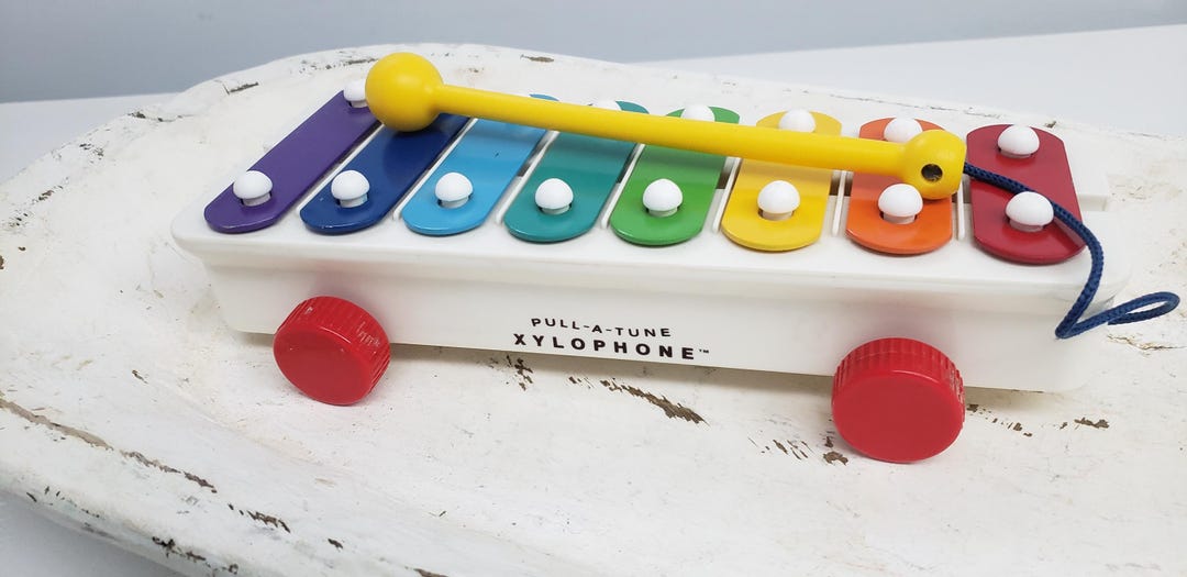 Vintage Mattel Xylophone, Eight Rainbow Colors, Musical Toy - Etsy