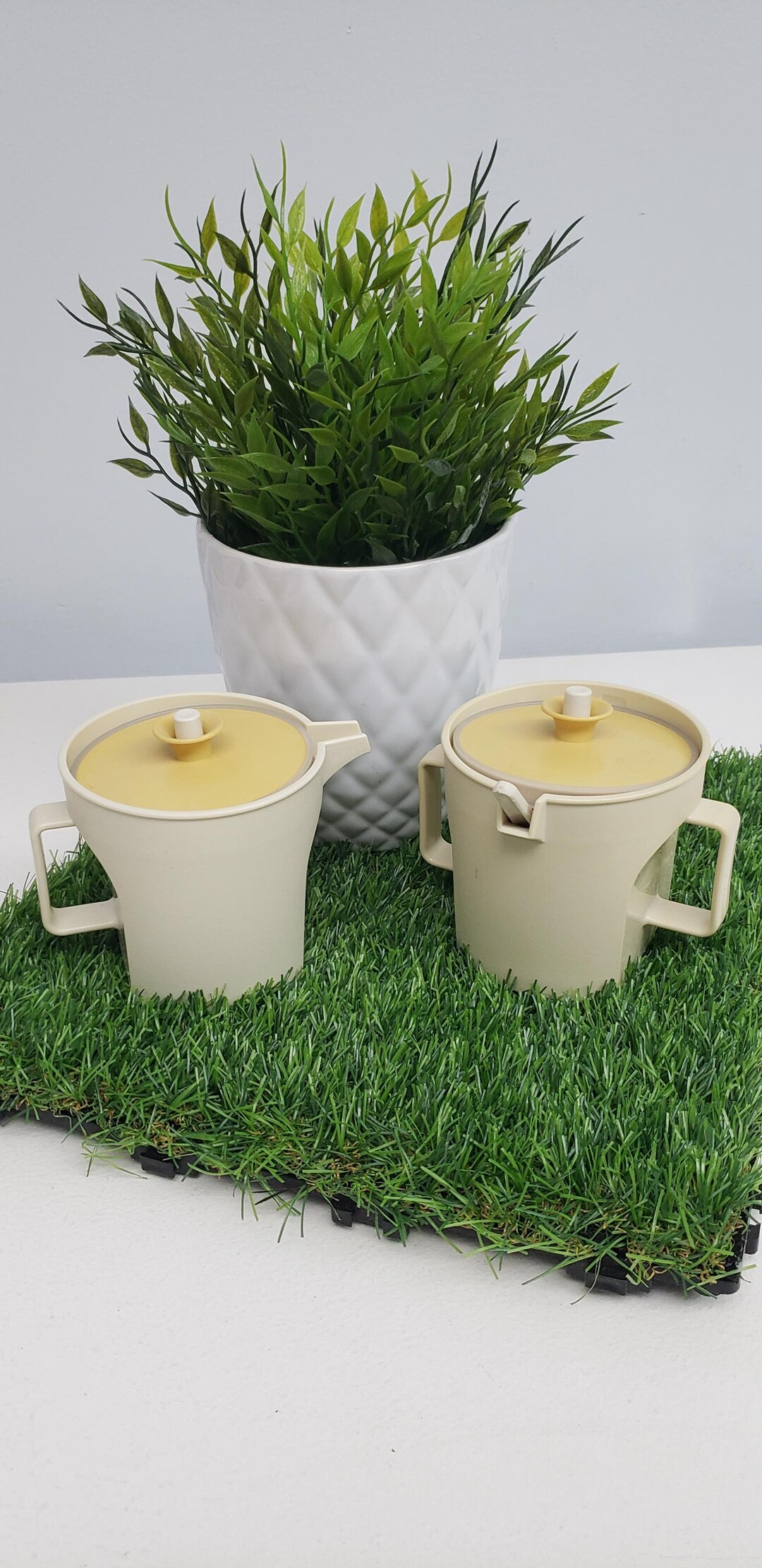 Tupperware SUGAR and CREAMER SET - Etsy