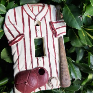 Light Switch Cover Baseball - Etsy