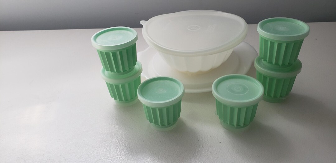 Tupperware Jello Mold and Platter - Etsy