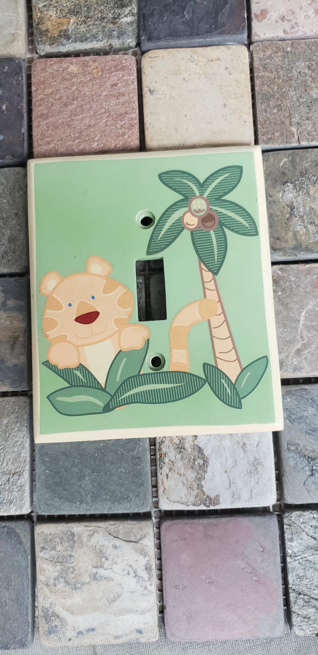 Light Switch Cover....tiger and Palm Tree - Etsy