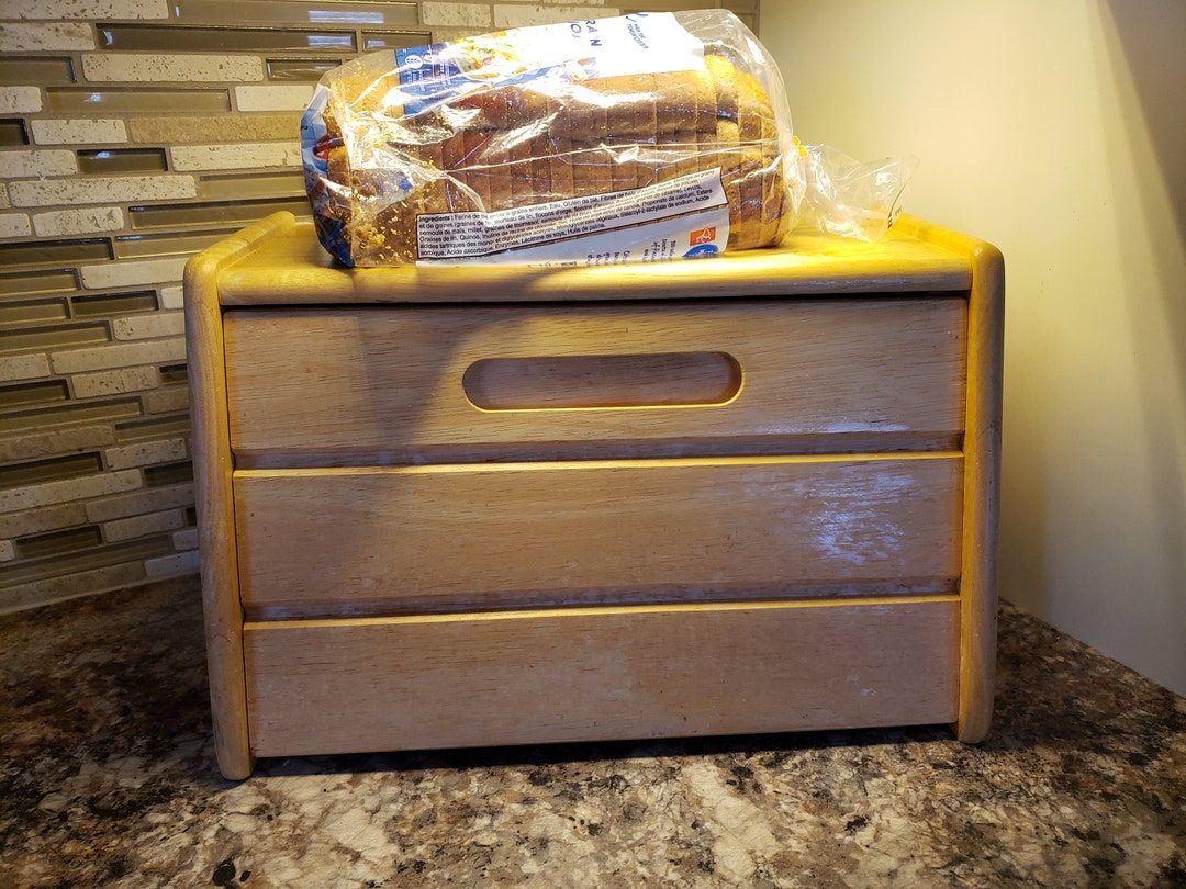 Wooden BREAD Box - Etsy