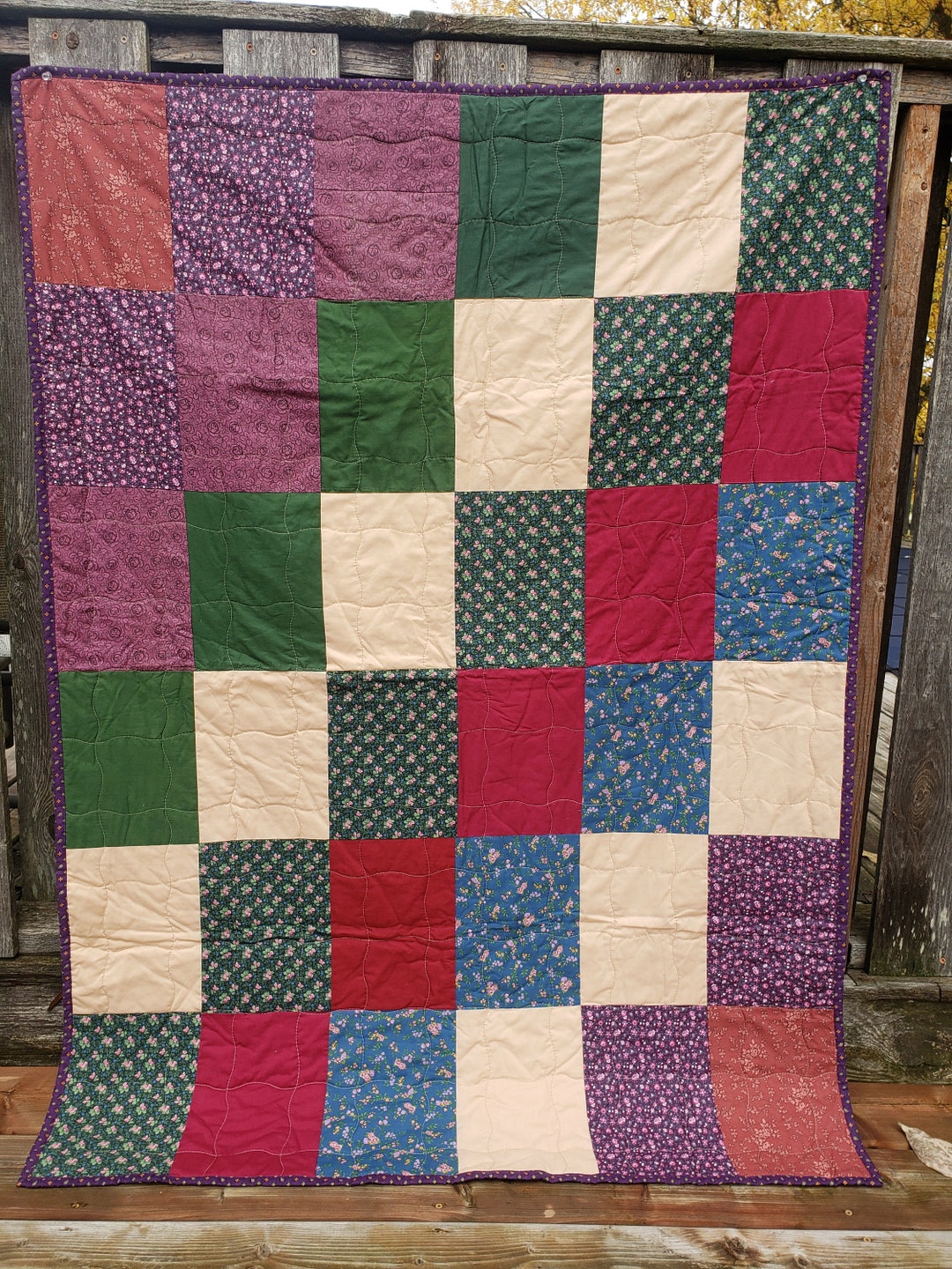 Quilt Single Bed Topper - Etsy