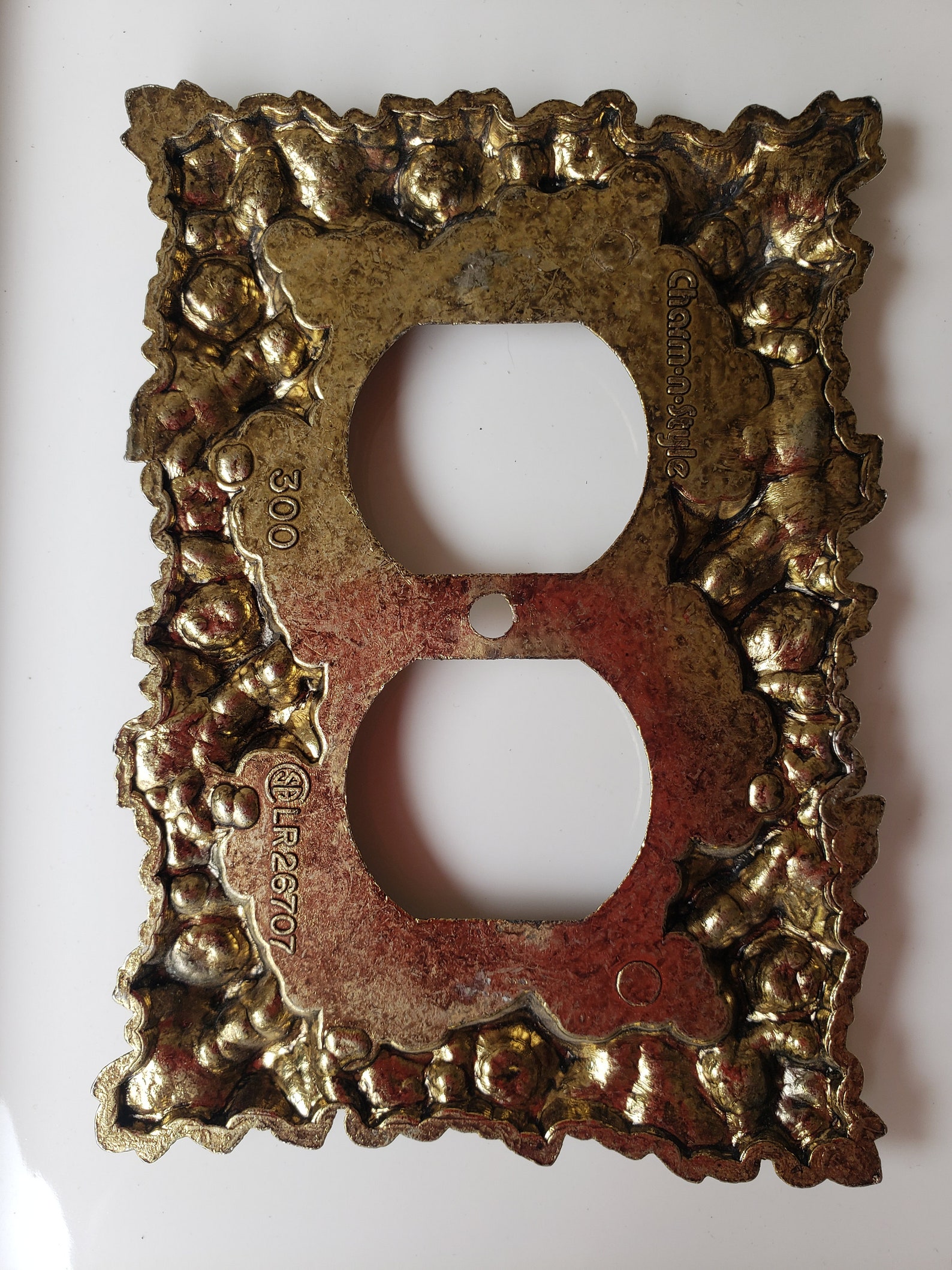 Ornate Metal Plug Cover Plate - Etsy