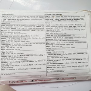 Simplicity NURSERY Pattern 9140 - Etsy