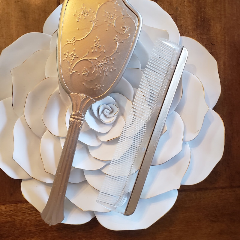 Comb and Brush Set - Etsy
