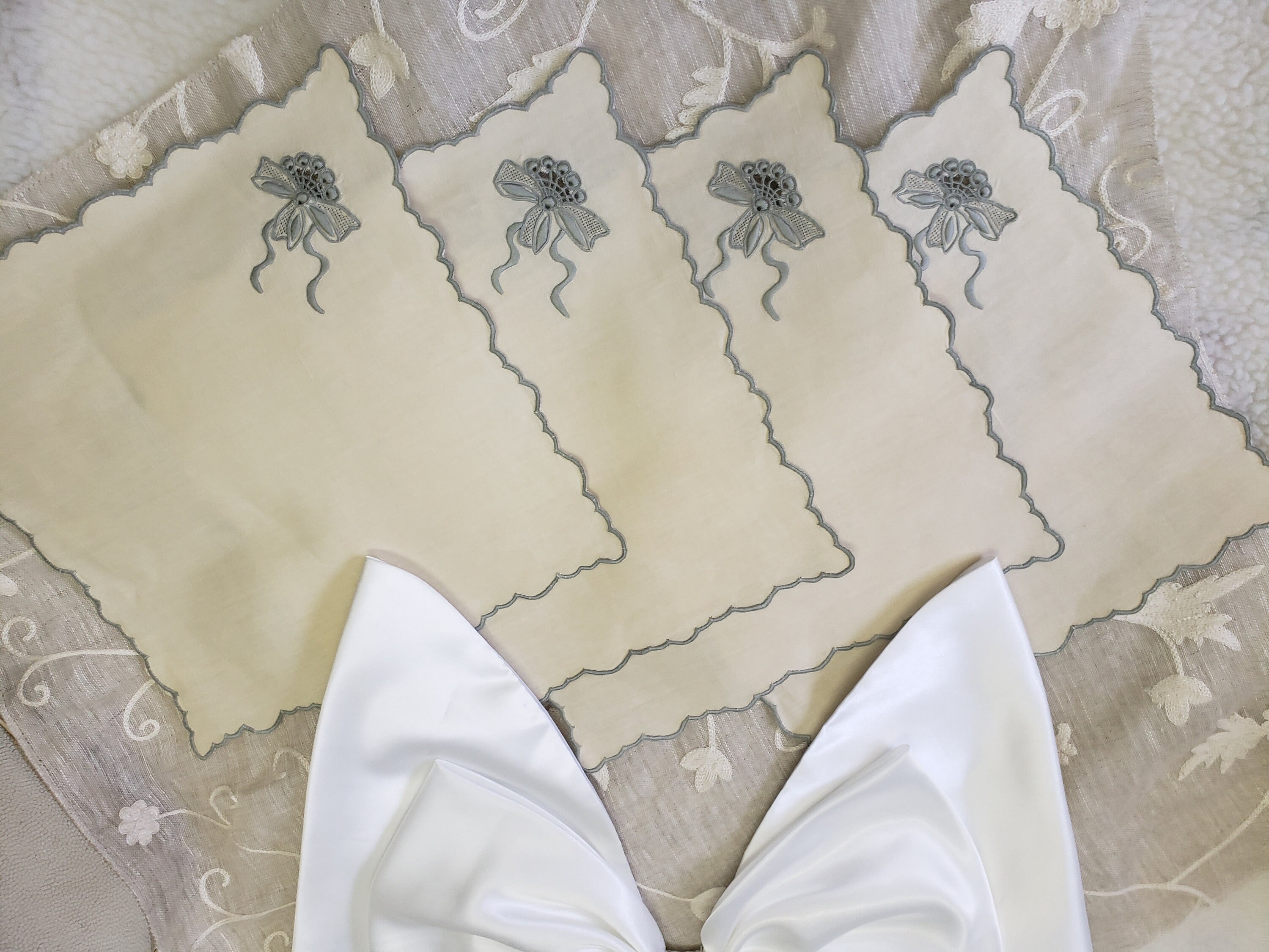 Fine Linen Table Napkins - Etsy