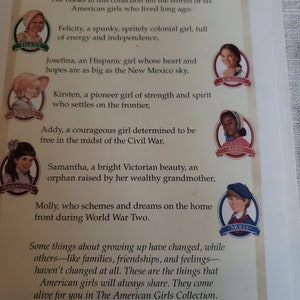 Book..an American Girl Collection Book..josefina Learns a Lesson - Etsy