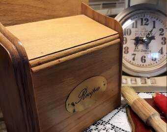 Hanging Recipe Box - Etsy