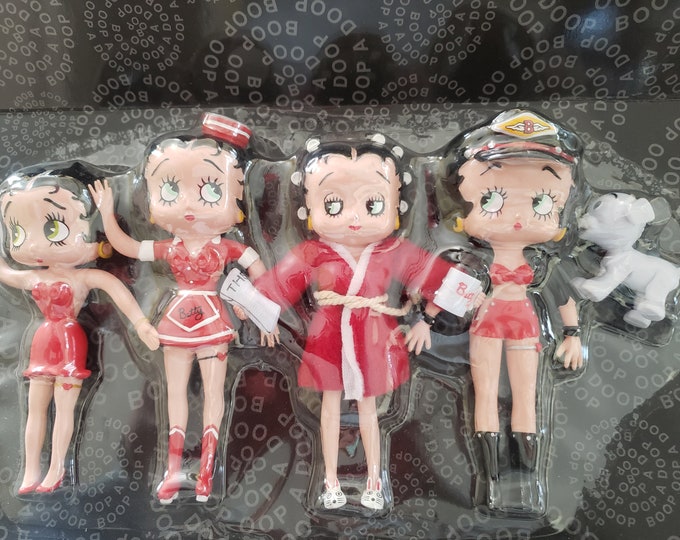 BETTY BOOP Collectible Bendable Set - Etsy