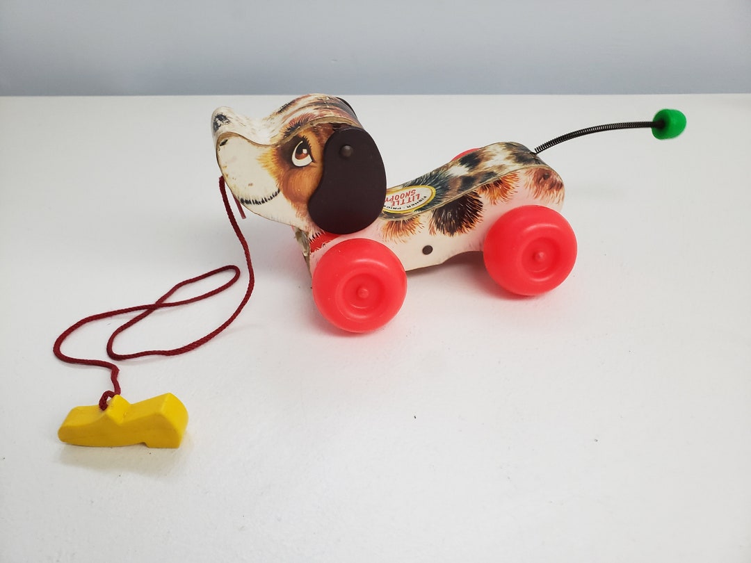 Fisher Price LITTLE Snoopy Dog Pull Toy - Etsy