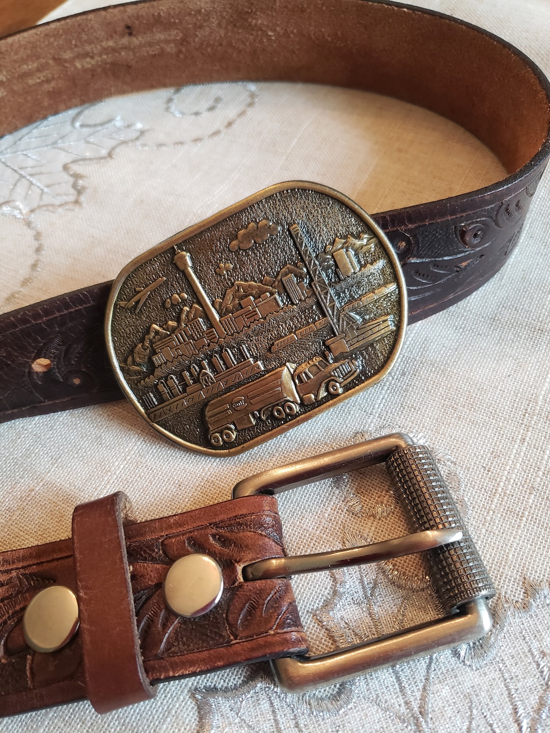 BELT Buckle GULF Truck - Etsy
