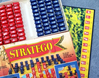 Vintage 1961 Stratego Board Game by Milton Bradley Complete Great ...