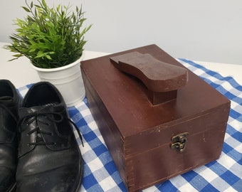 Deluxe Maple Shoe Shine Box 100% Handmade in USA ready to Ship - Etsy