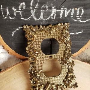 Ornate Metal Plug Cover Plate - Etsy