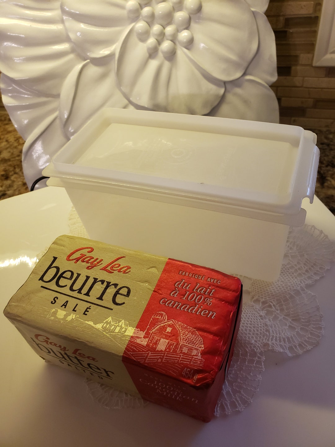 Vintage Tupperware Butter Dish and Lid - Etsy