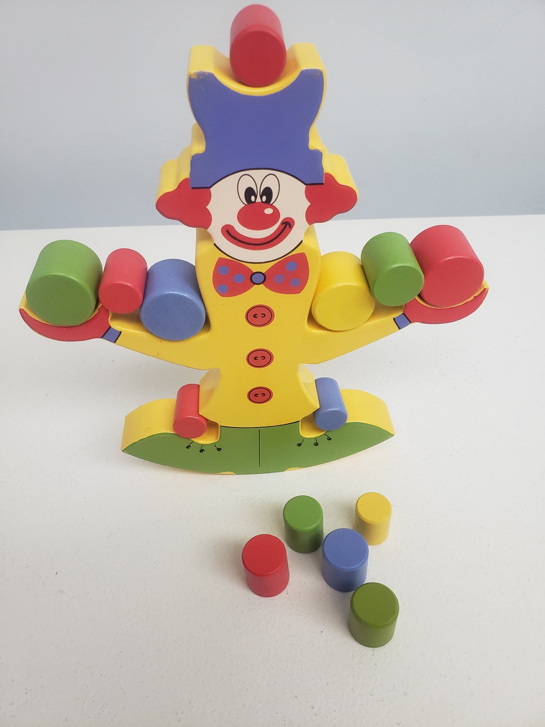 The Rocking Clown Balance Game - Etsy