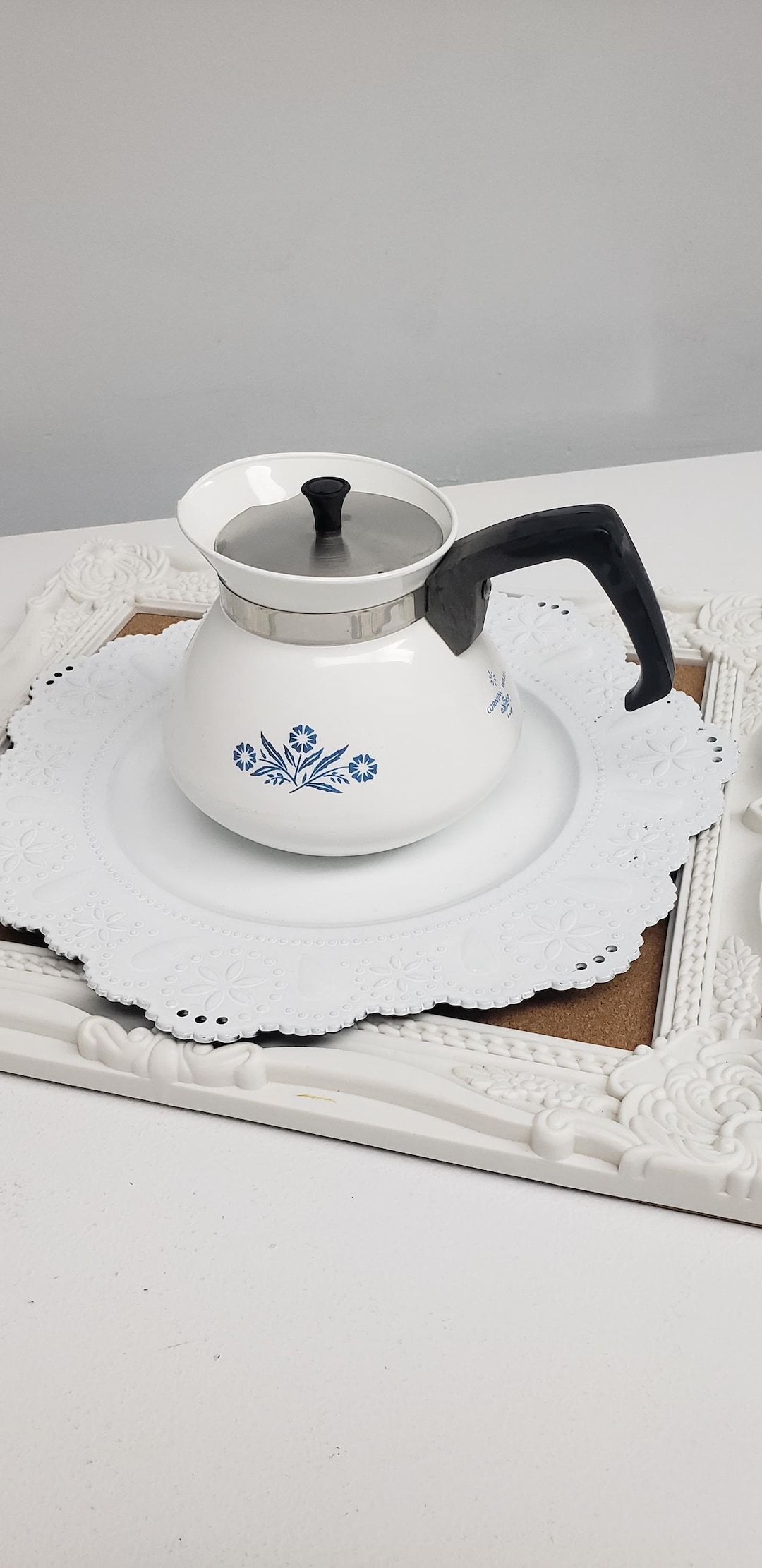 Corelle Tea Pot Blue Corn Flower - Etsy