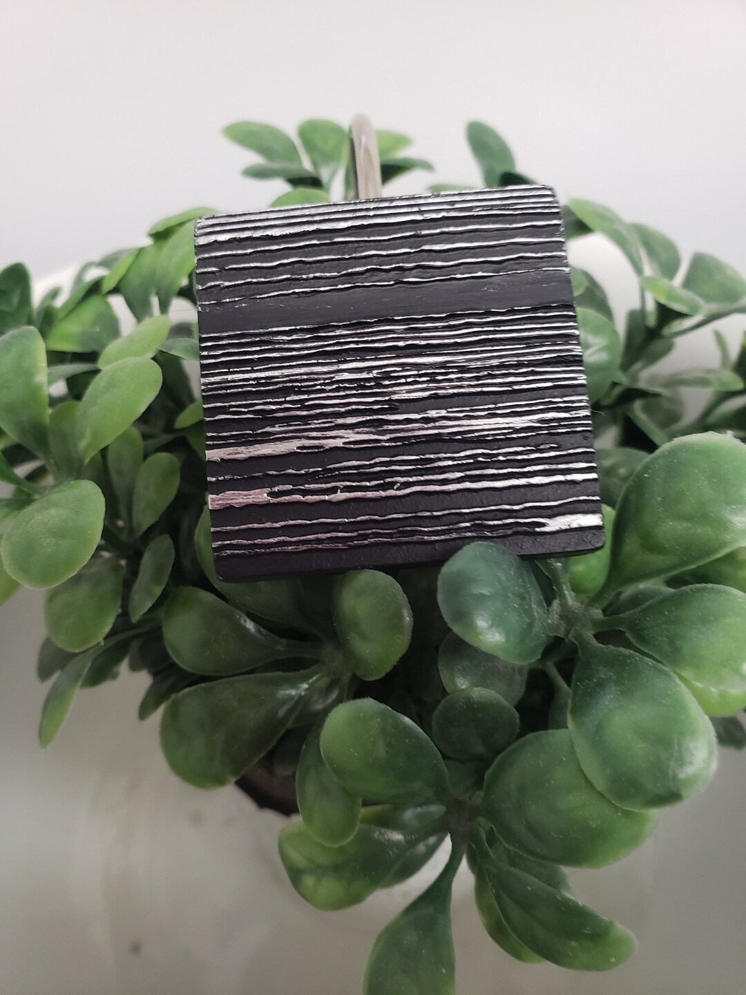 Square Black and Silver Shower Hooks - Etsy