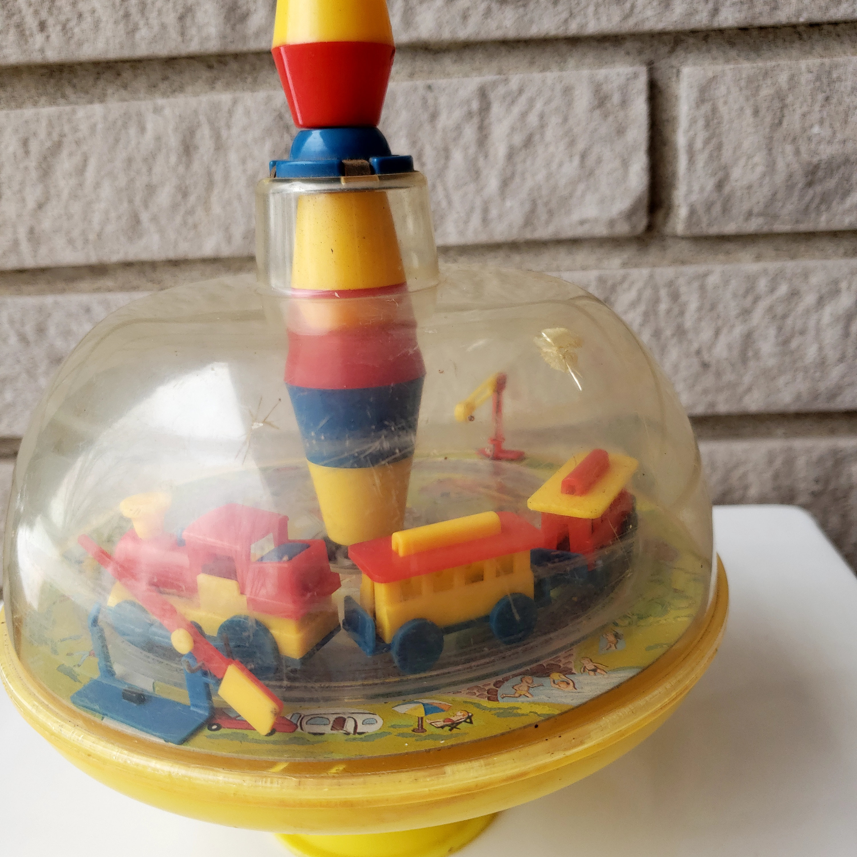Vintage Spinning Top Toy