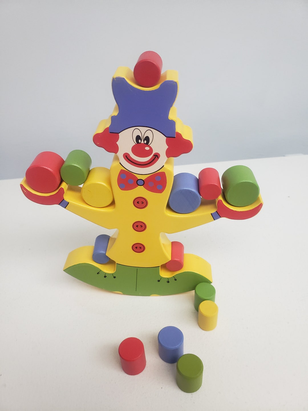 The Rocking Clown Balance Game - Etsy