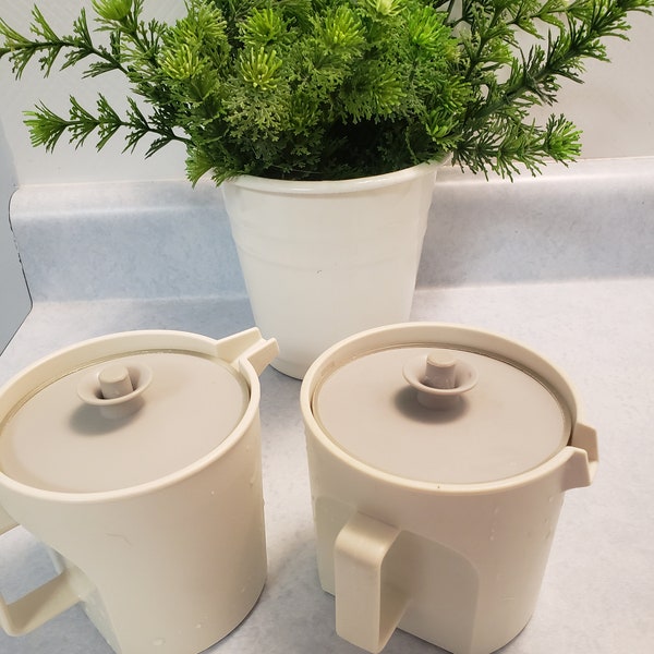Tupperware Sugar and Creamer - Etsy