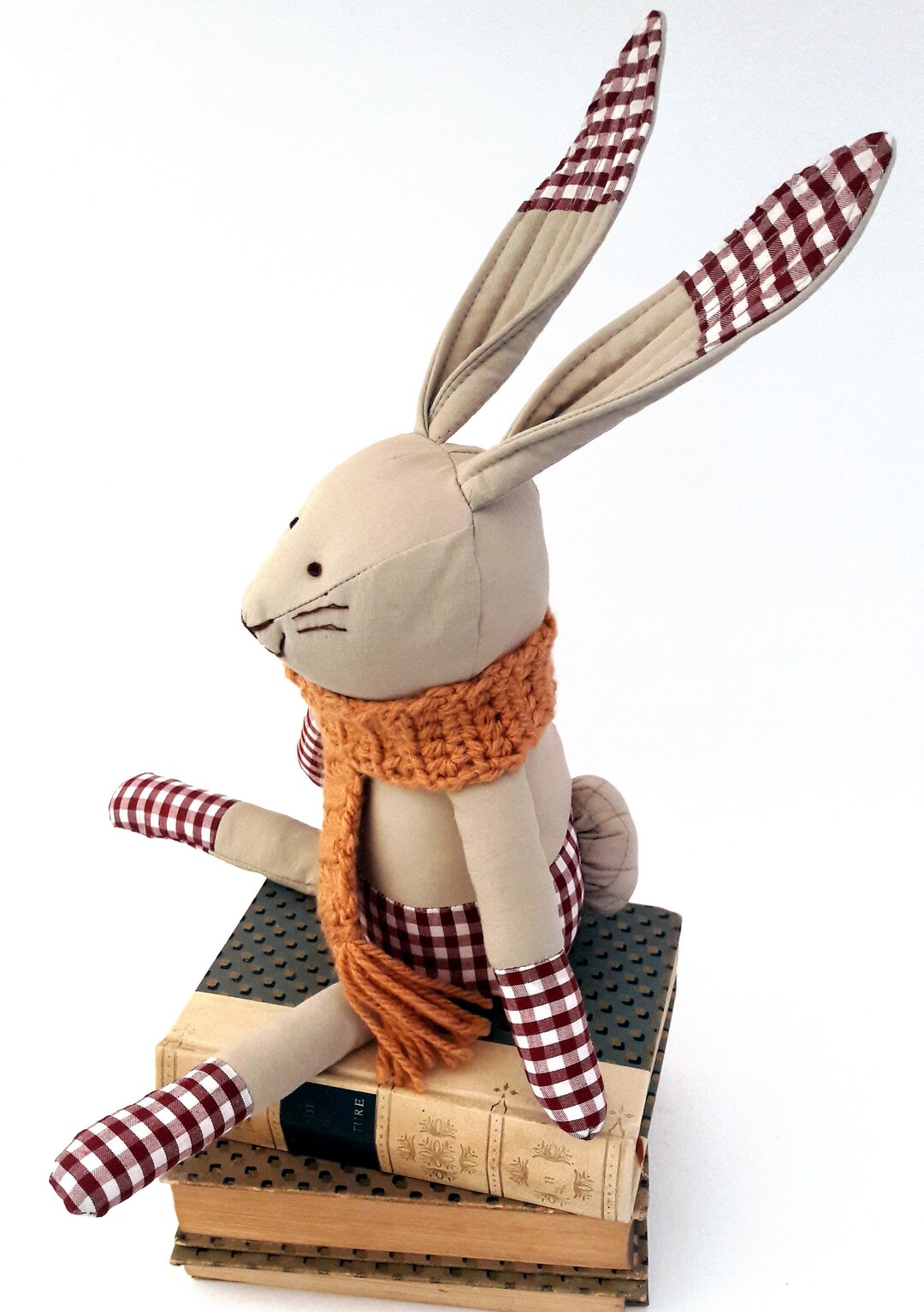 Cloth Bunny Doll Heirloom Rabbit Doll - Etsy