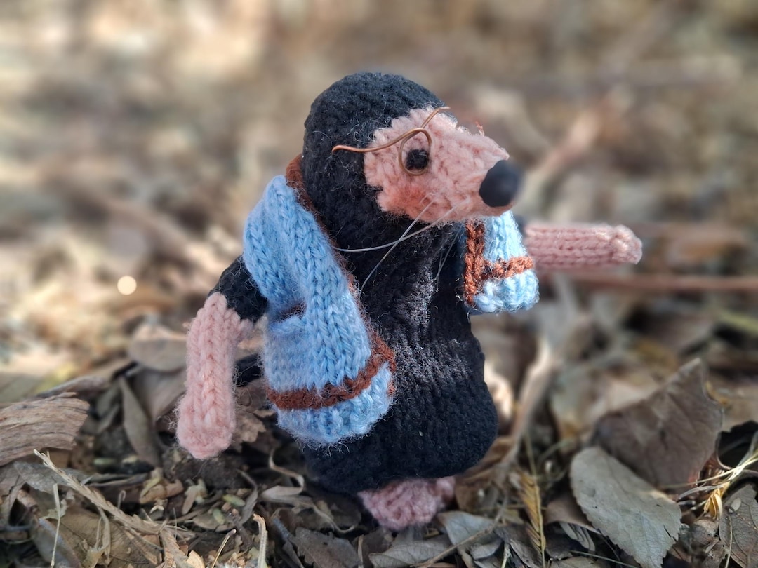 Mole From the Wind in the Willows, Knitted Doll, Storybook Character ...