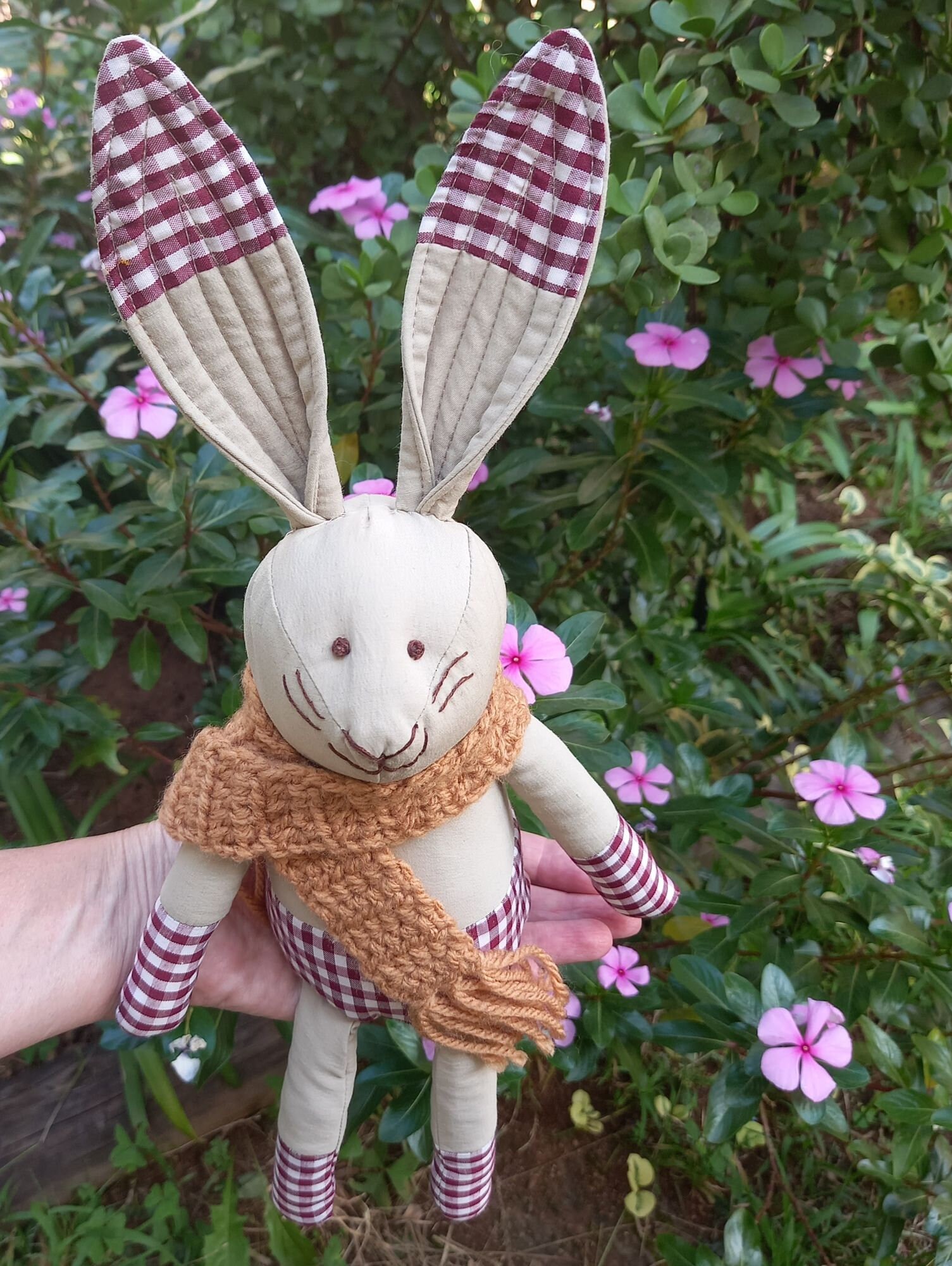 Cloth Bunny Doll Heirloom Rabbit Doll - Etsy