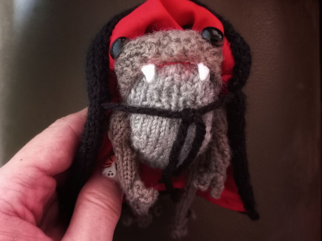 Vampire Frog Doll With Cape Frog Friend Gift With Vampire Teeth ...
