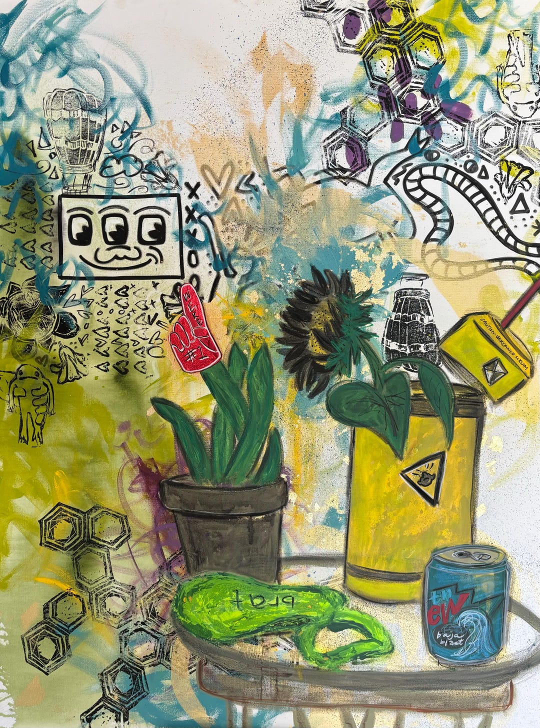 Brat Summer: Sunflowers, Scream Canister, 1st Gen - Etsy