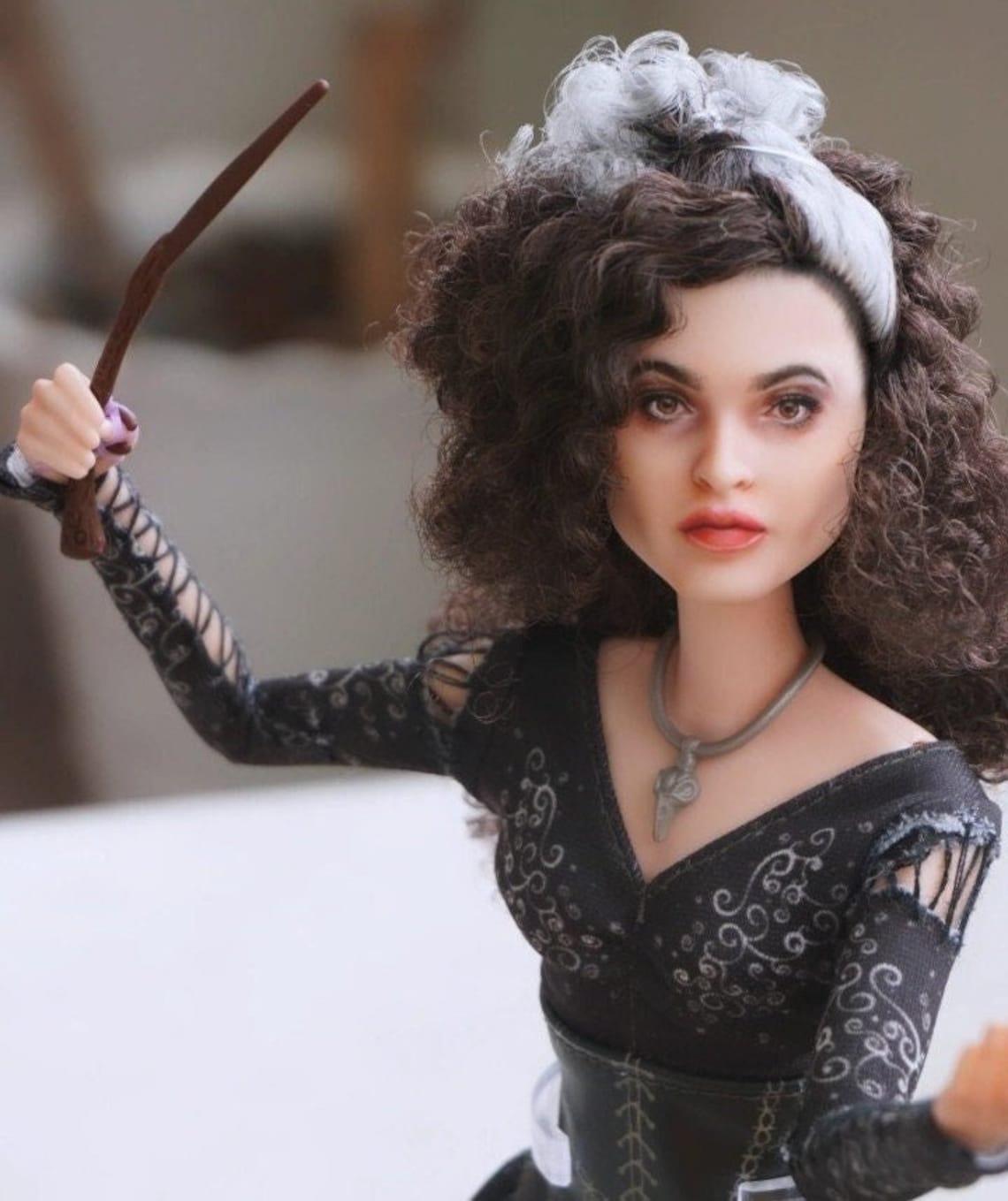 Helena Bonham Carter as Bellatrix in Harry Potter OOAK Repaint - Etsy