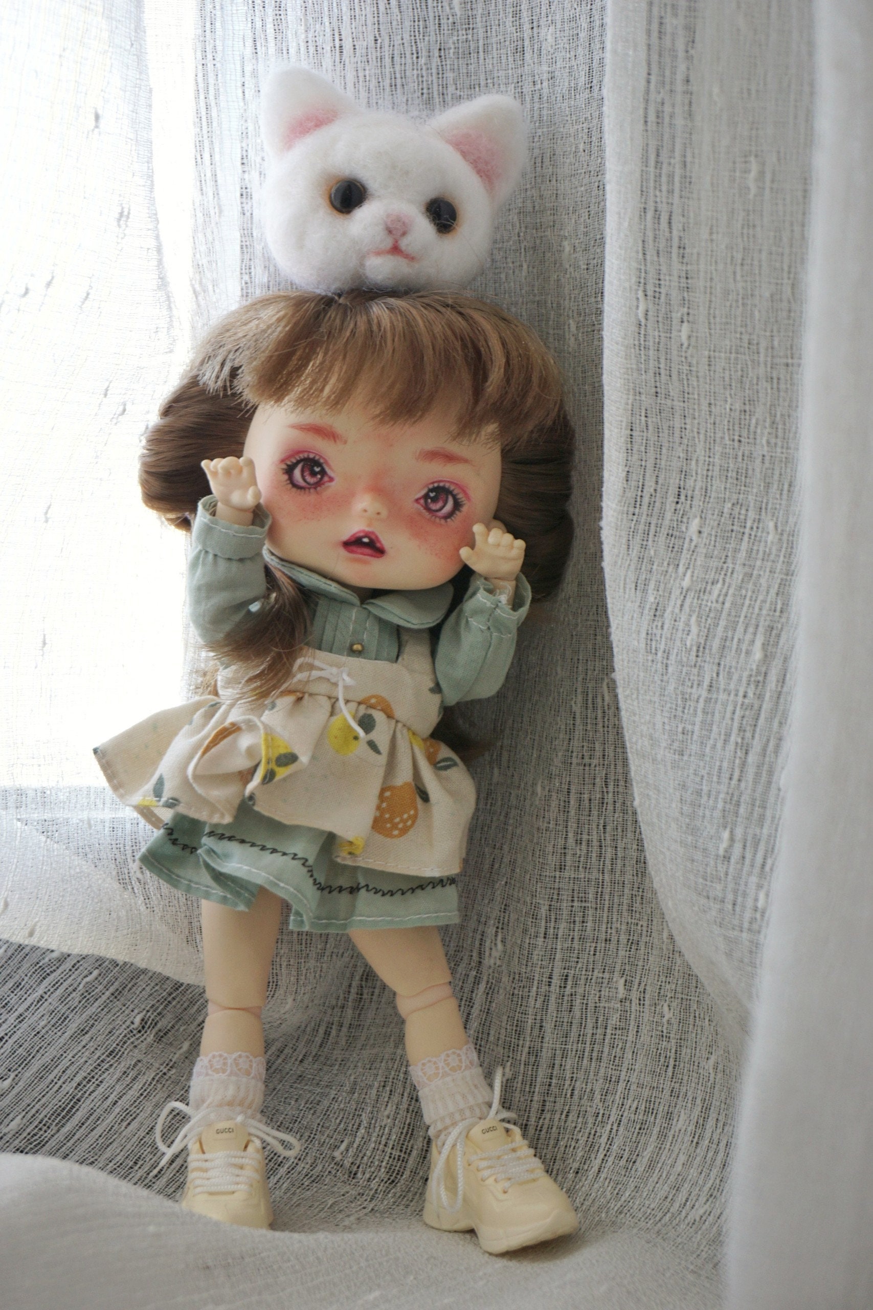 Art Dolls Monst Xiaomi Ooak Cute Doll with full-articulated body cute ...