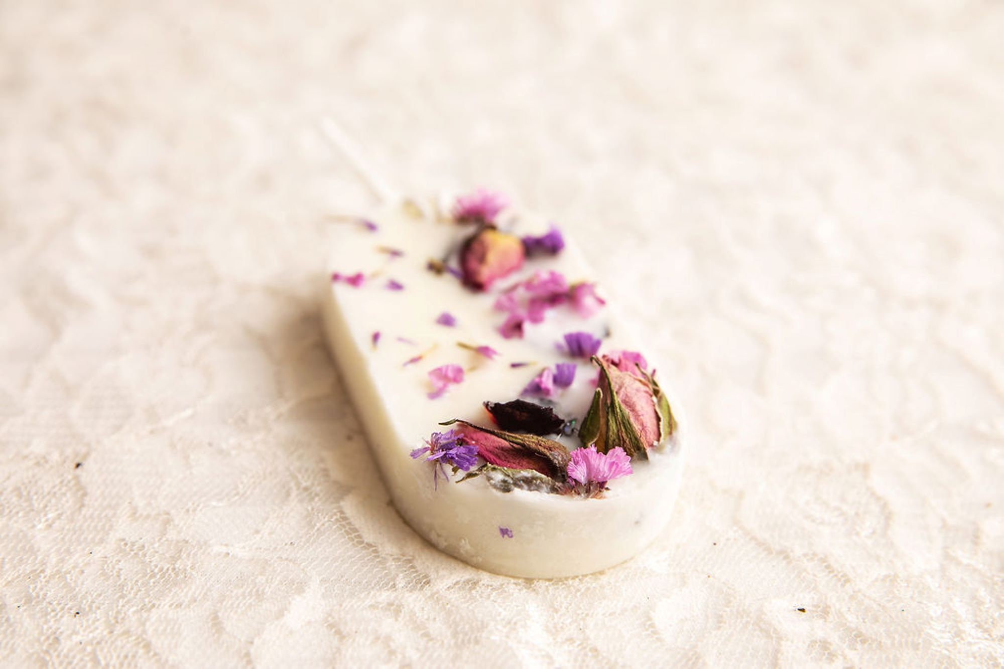 Wax Sachet, Large Wax Sachet, Flower Decorated Sachet, Large Soy Wax ...