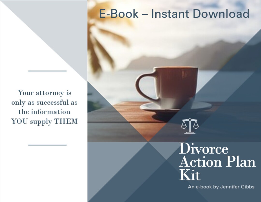 Divorce Action Plan Kit- DIY or Use With a Lawyer, Find Hidden Assets ...