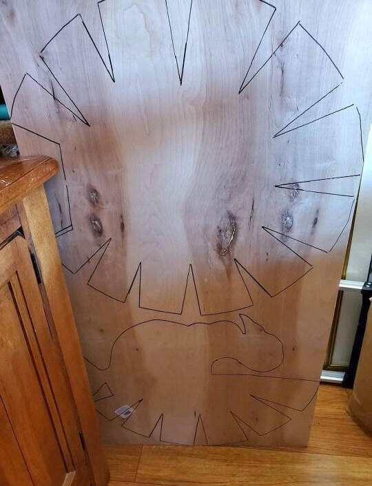 Lawn Turkey Pattern. Large 2 Feet Tall/wide 3D Thanksgiving Decoration ...