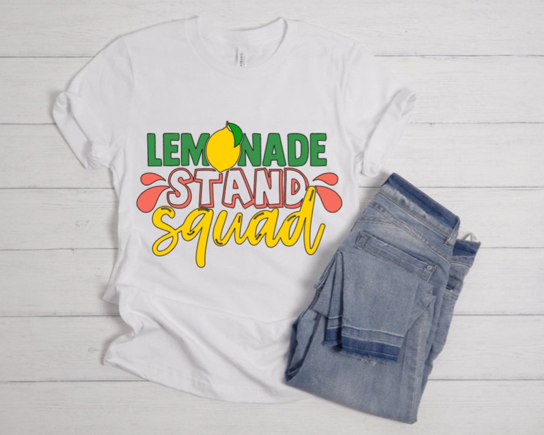 Lemonade Stand Squad Shirt Supporting Young Entrepreneur's Family Shirt ...