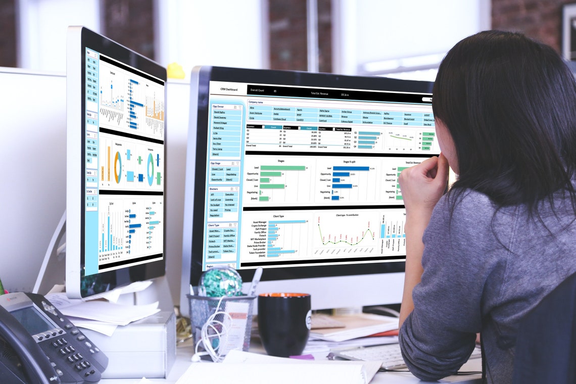 Buy CRM Excel Template Sales Excel Dashboard Sales CRM Excel Sales CRM ...