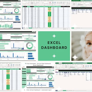 Service Desk Dashboard: Incident & Ticket Tracker (excel Dashboard) - Etsy