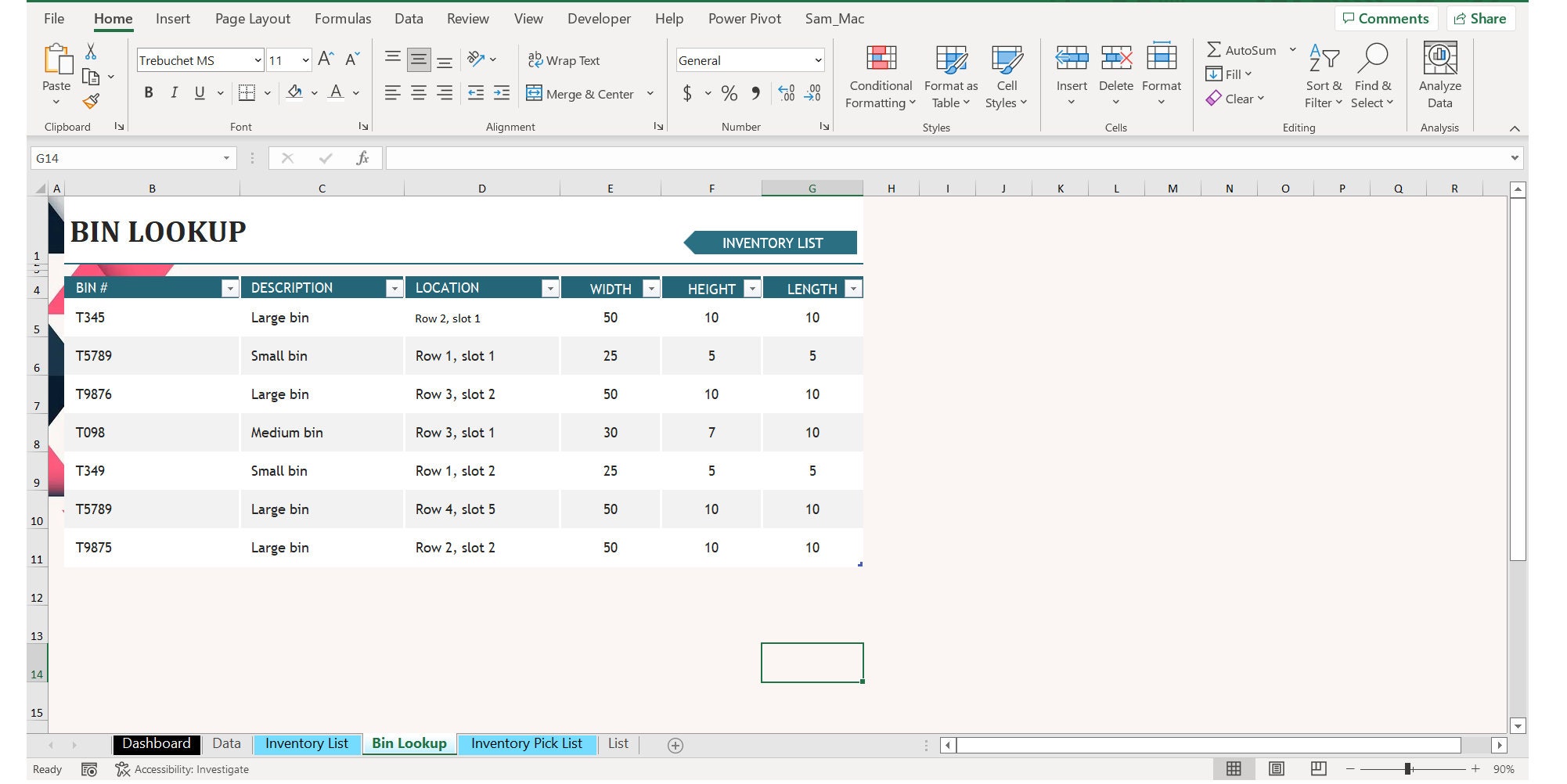 Inventory and Warehouse Management Tracker | Excel Dashboard ...
