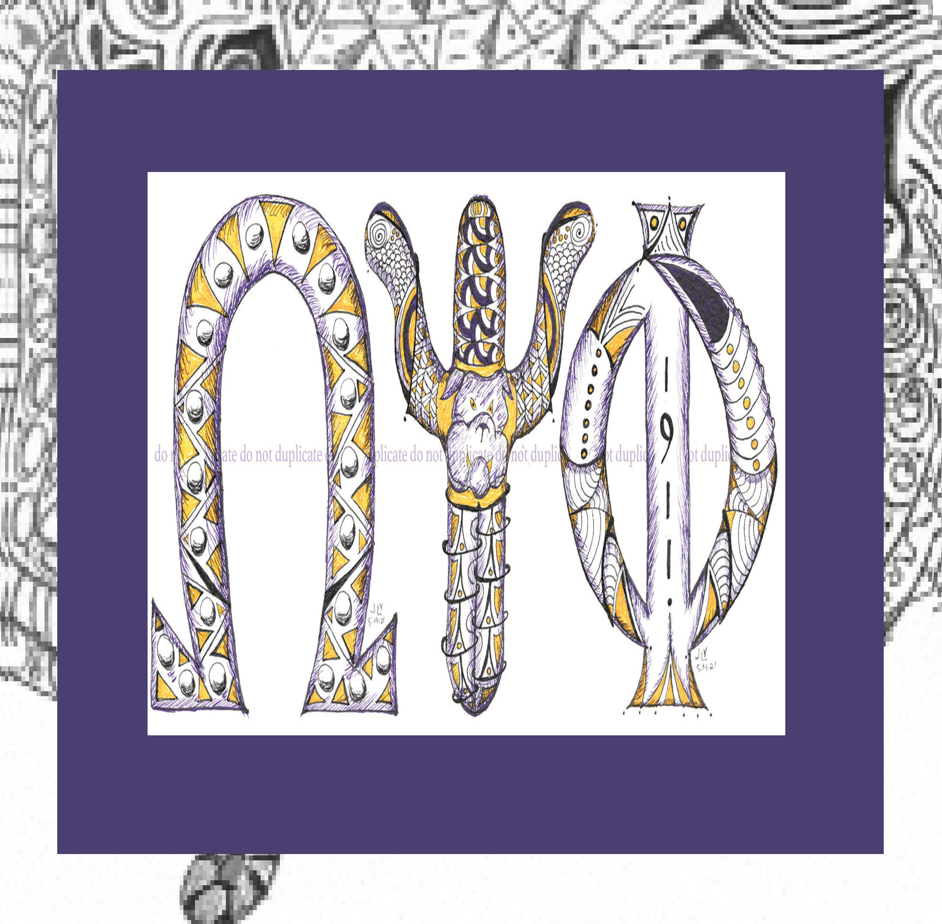 Divine Nine National Pan-Hellenic Council Wanddekoration - Etsy.de