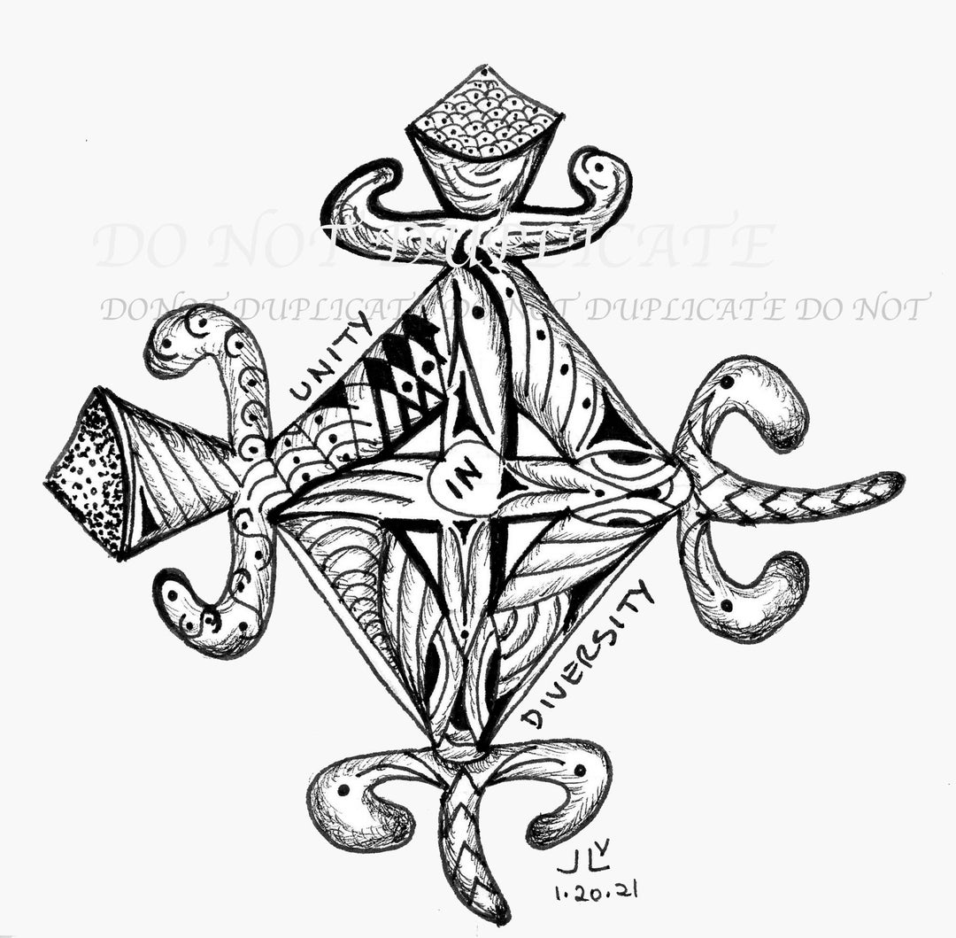 Unity In Diversity African Symbol