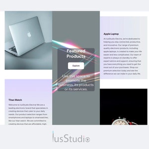 Custom Website Template for Wix, Small Business Wix Template ...