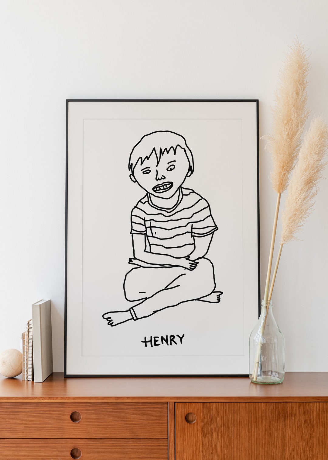 CUSTOM UGLY PORTRAIT, Line Drawing, Bad Portrait, Line Art, Custom ...