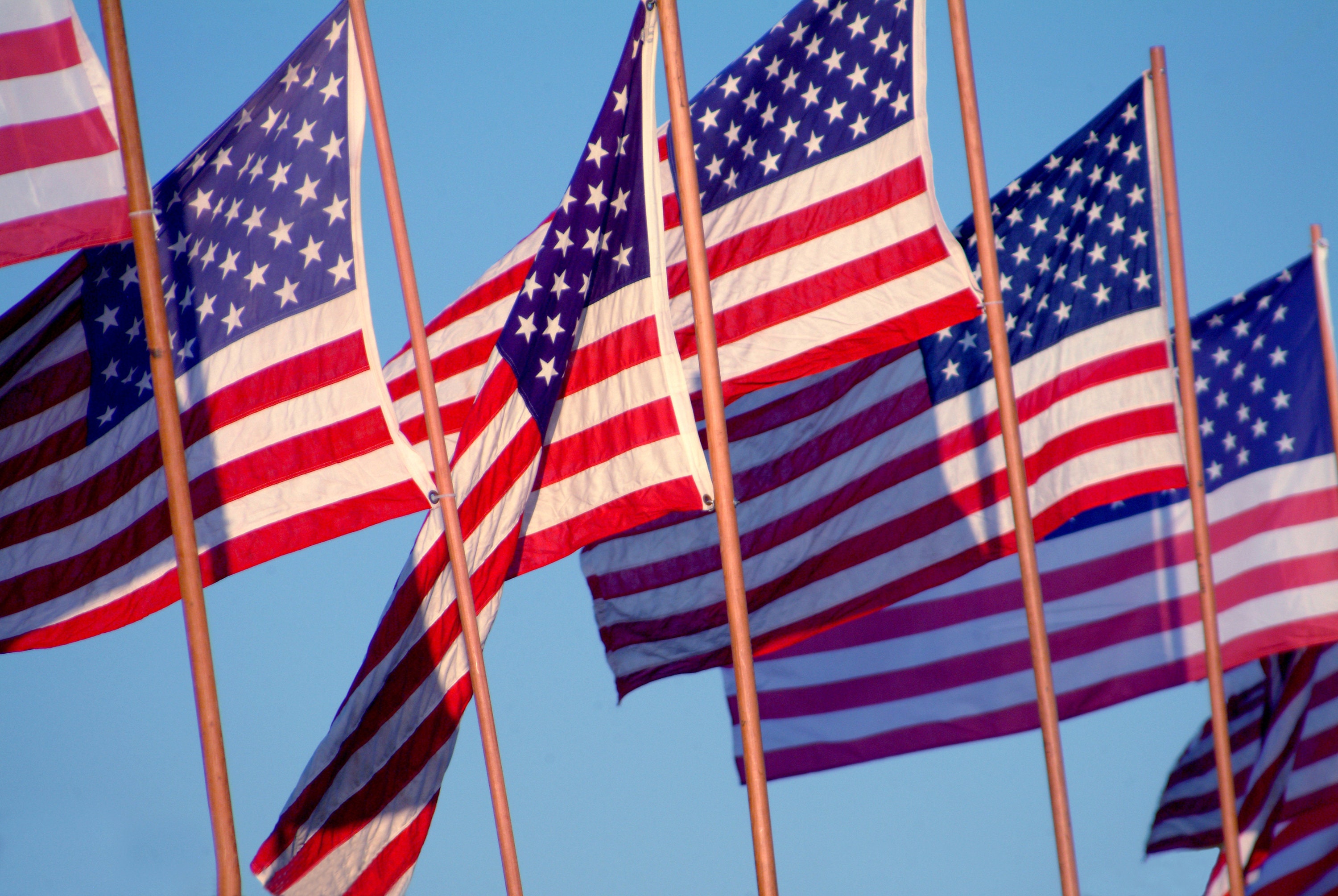 U.S. Flags, 4th of July, Independence Day, Culver City, CA, Photography ...