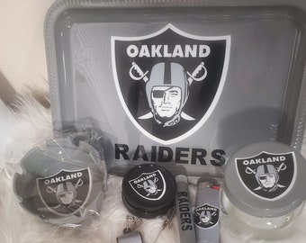 Raiders Rolling Tray - Etsy