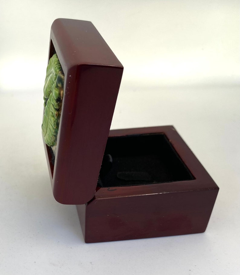 Uluhe Fern Ceramic Tile Keepsake Box, Hawaiian Art - Etsy