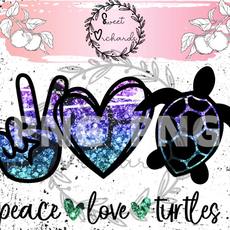 Turtle Love - Etsy