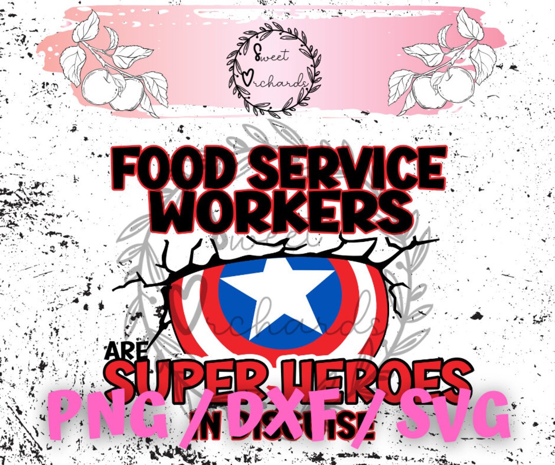 Food Service Workers PNG/SVG/DXF File - Etsy